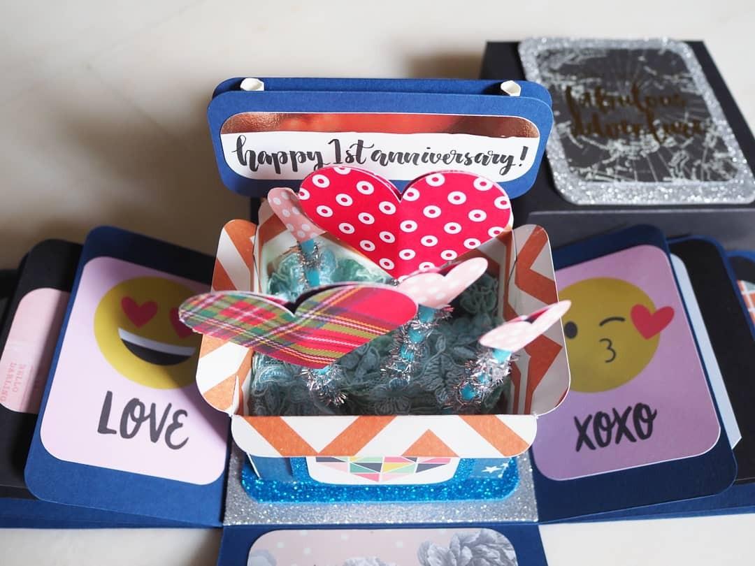 Anniversary explosion box, Hobbies & Toys, Stationery & Craft ...
