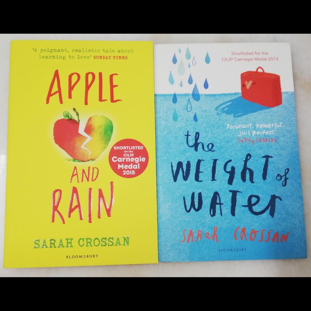 Apple and rain, The weight of water by Sarah Crossan, Hobbies & Toys ...