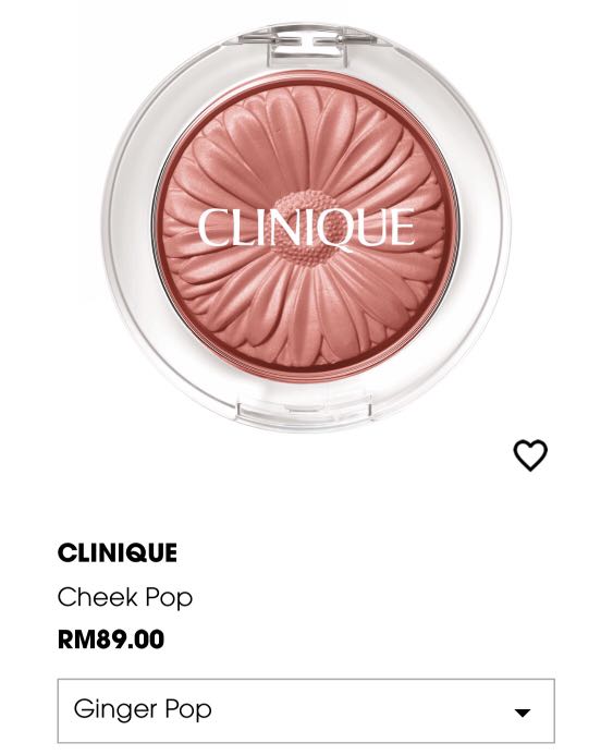 Clinique Cheek Pop Blusher in Ginger Pop, Beauty & Personal Care, Face ...