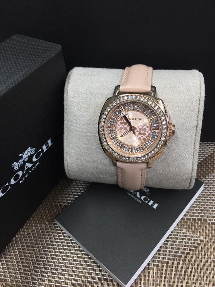 Coach Leather Watch, Women's Fashion, Watches & Accessories, Watches on ...