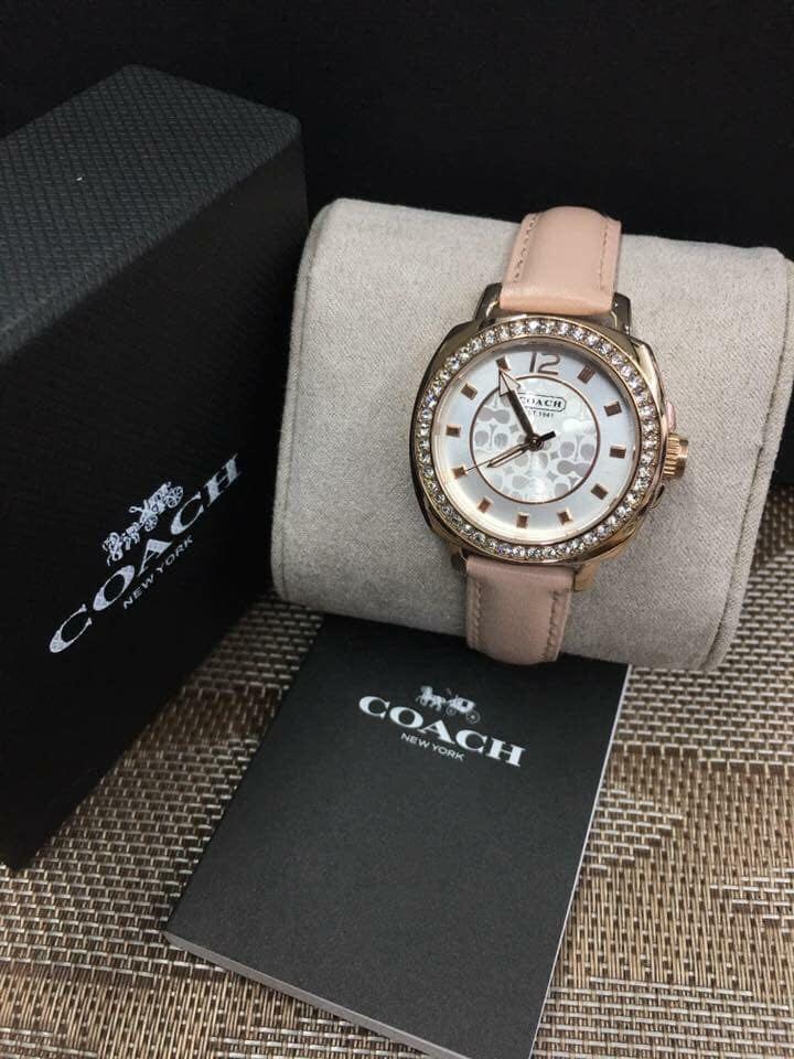 Coach Leather Watch, Women's Fashion, Watches & Accessories, Watches on ...
