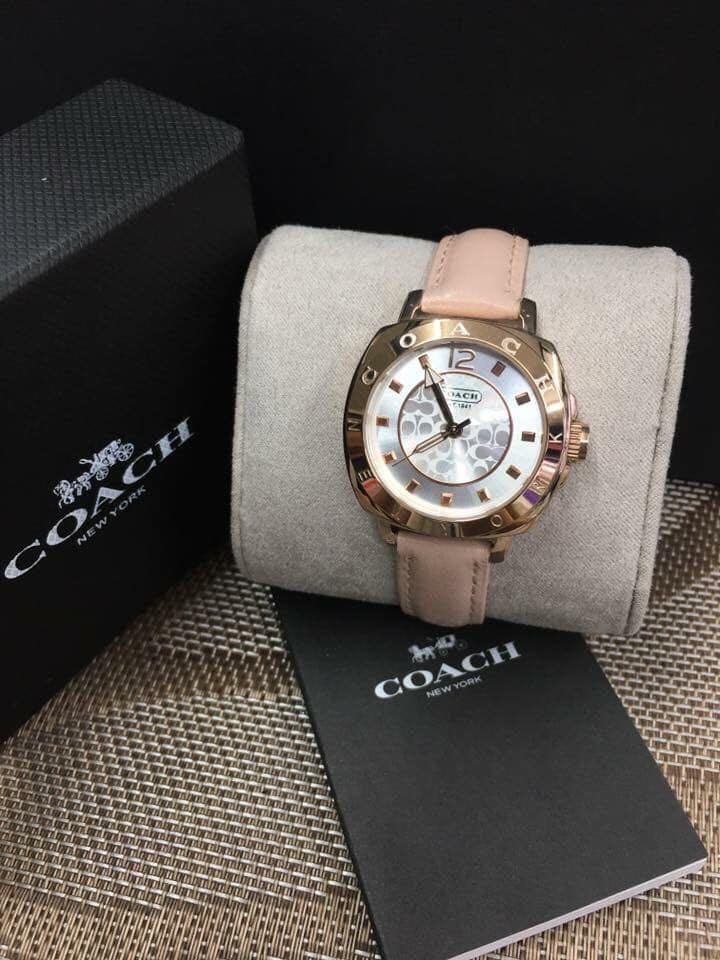 Coach Leather Watch, Women's Fashion, Watches & Accessories, Watches on ...