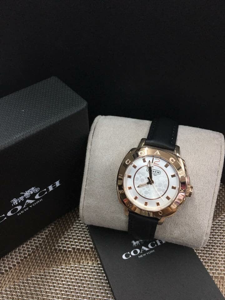 Coach Leather Watch, Women's Fashion, Watches & Accessories, Watches on ...