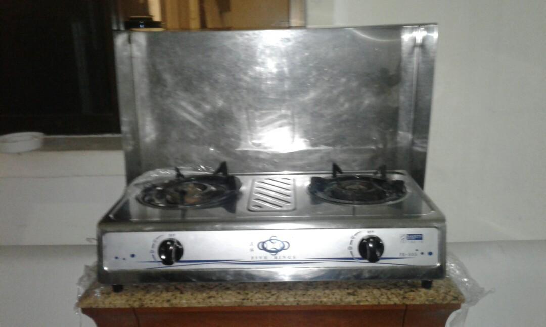 ALL MUST GO! Five Rings Fr -505 Double Cooker gas stove, TV & Home ...