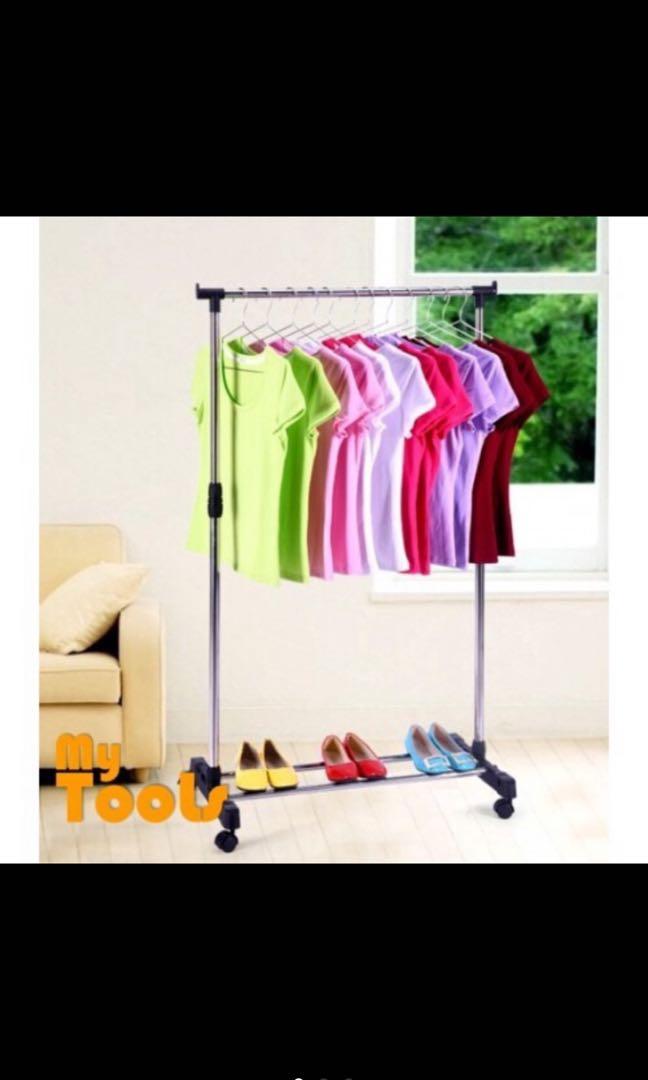 Free pos Single garment rack, Furniture & Home Living, Home Improvement ...