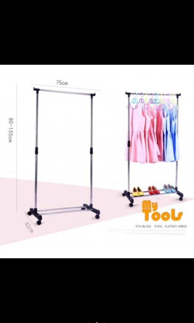 Free pos Single garment rack, Furniture & Home Living, Home Improvement ...