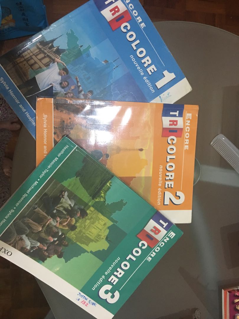 French Language textbooks - Encore Tricolore 1,2&3, Hobbies & Toys ...