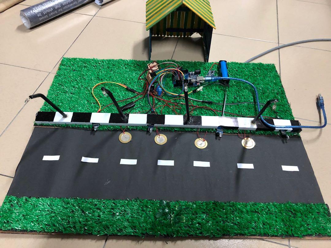 FYP Piezoelectric Smart Street Light Arduino Final Year project, TV ...