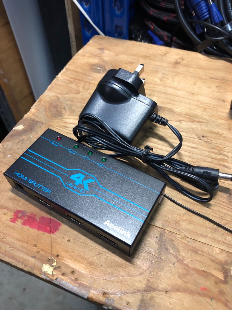 HDMI 4K 2 Way splitter, TV & Home Appliances, TV & Entertainment, TV Parts & Accessories on ...