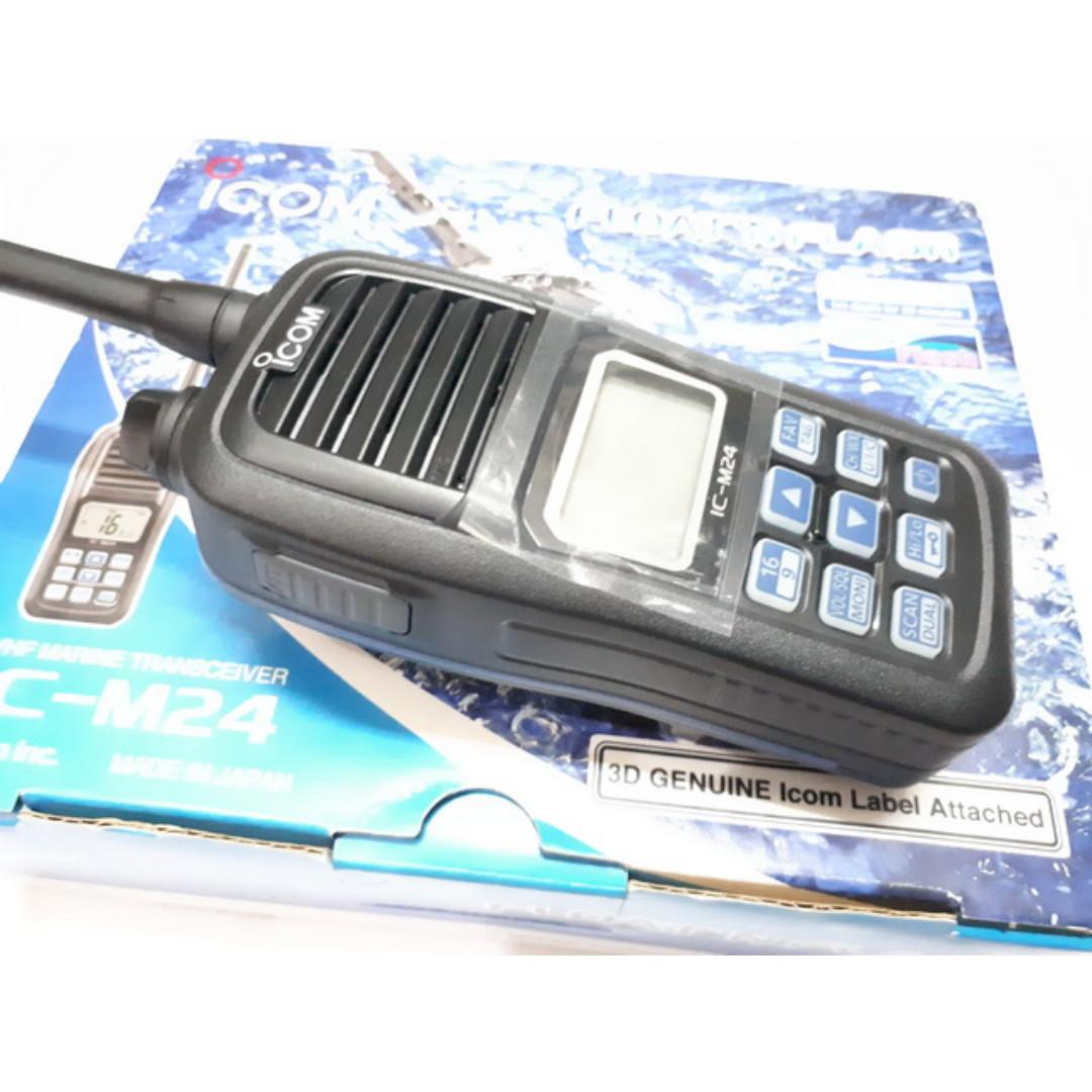 HT Icom IC-M24 VHF New Sisa Stok Murah, Elektronik, Lainnya di Carousell