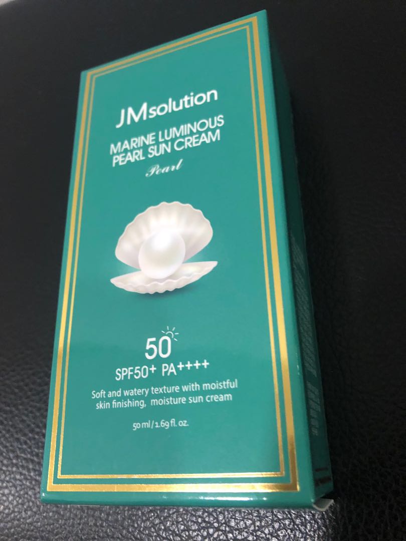 Jm solution sun cream marine luminous pearl SPF 50, Beauty & Personal ...