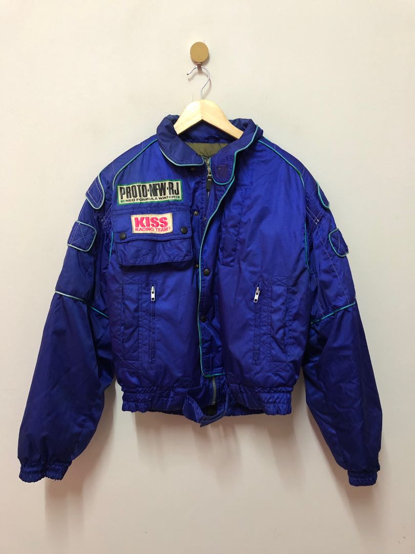 Kiss Racing Team Jacket Honda Elf Yamaha Castrol, Men's Fashion, Tops ...