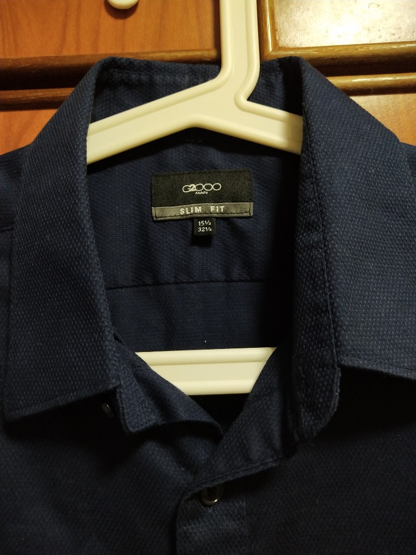 Men's long sleeve by G2000, dark blue., Luxury, Bags & Wallets on Carousell