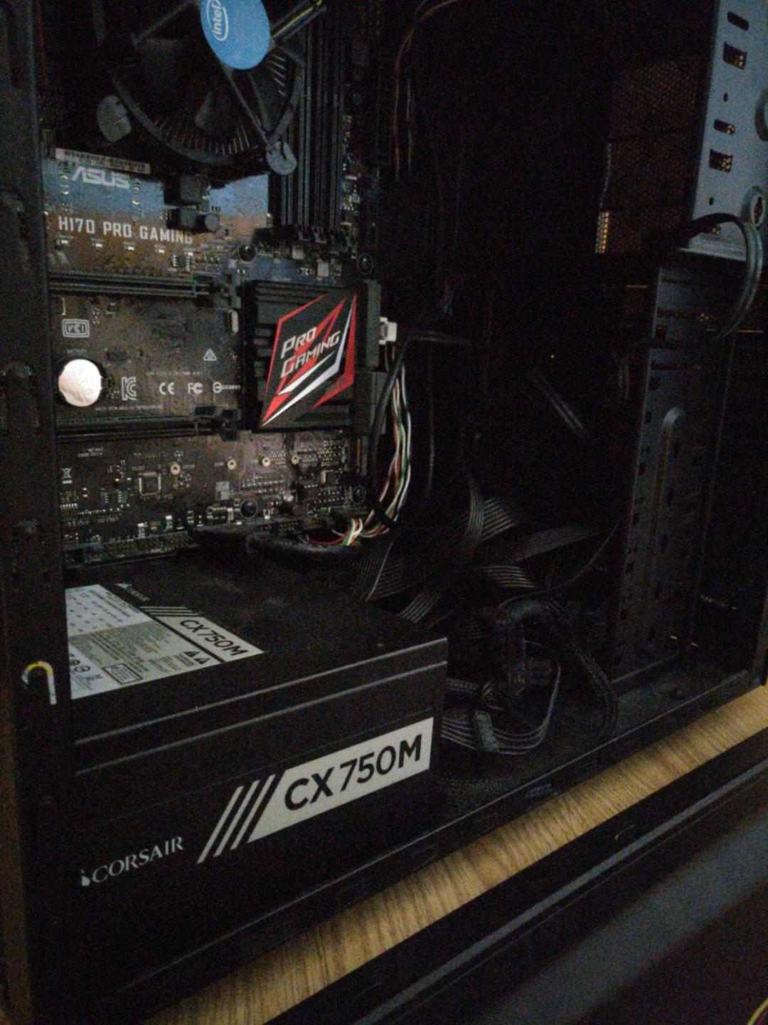 Mid-tier Gaming PC (Intel i5-6600, AMD Radeon Sapphire Nitro+ R9 380x ...