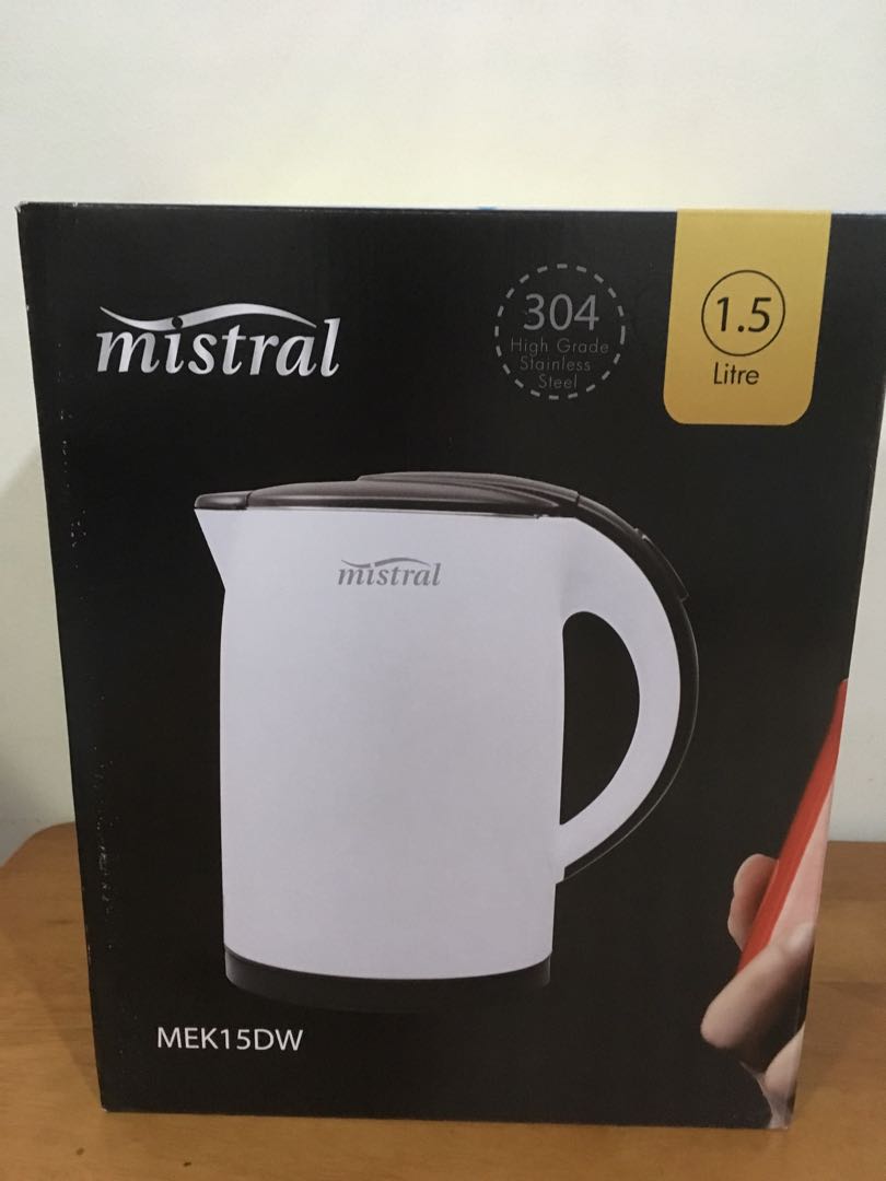 Mistral 1.5L electric jug kettle, TV & Home Appliances, Kitchen ...