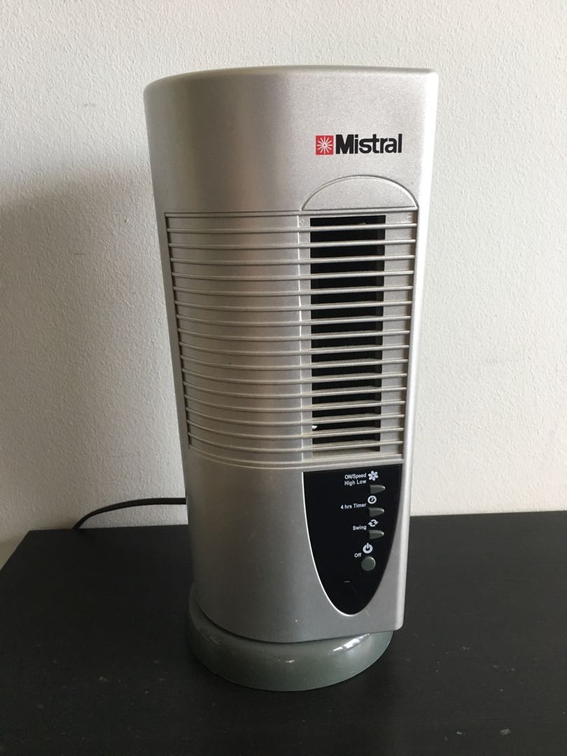 Mistral Mini RotatingTower Fan, Furniture & Home Living, Lighting ...
