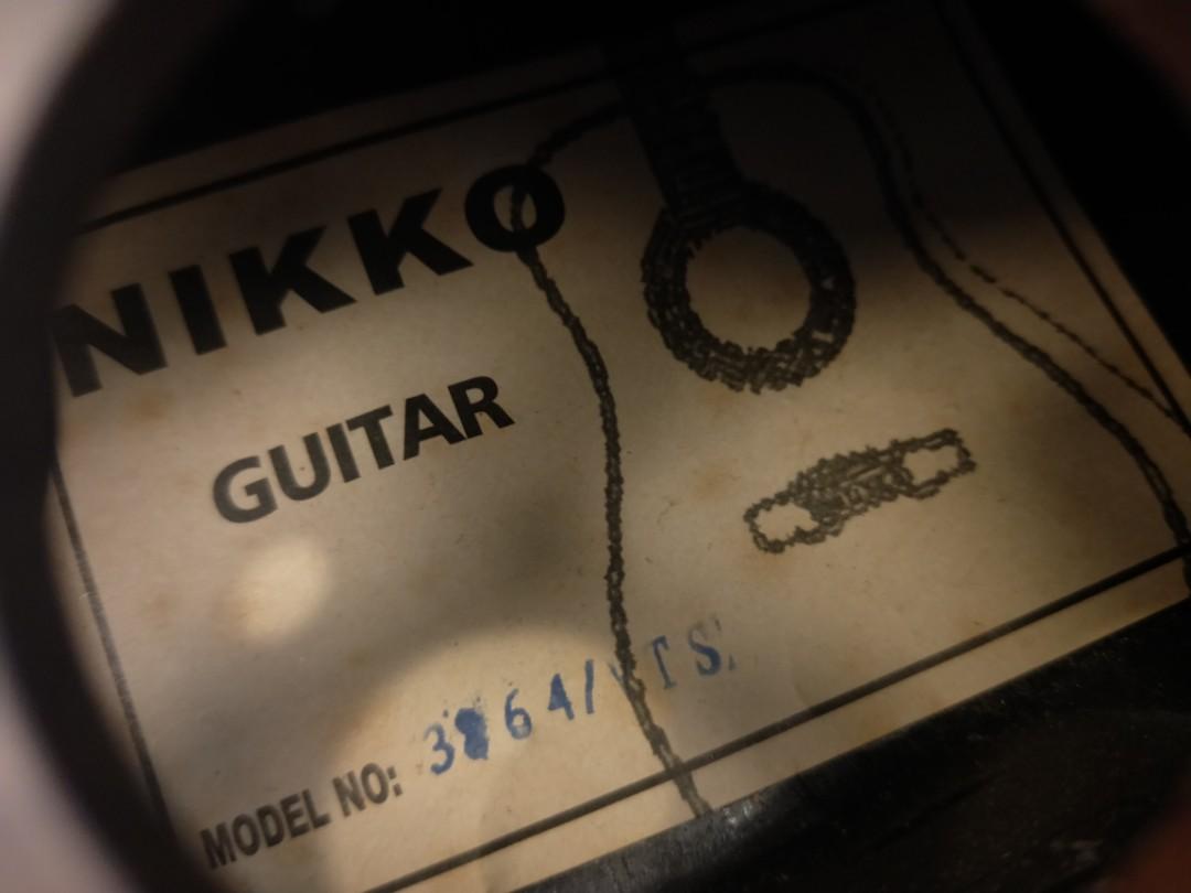 Nikko Guitar, Hobbies & Toys, Music & Media, Musical Instruments on ...