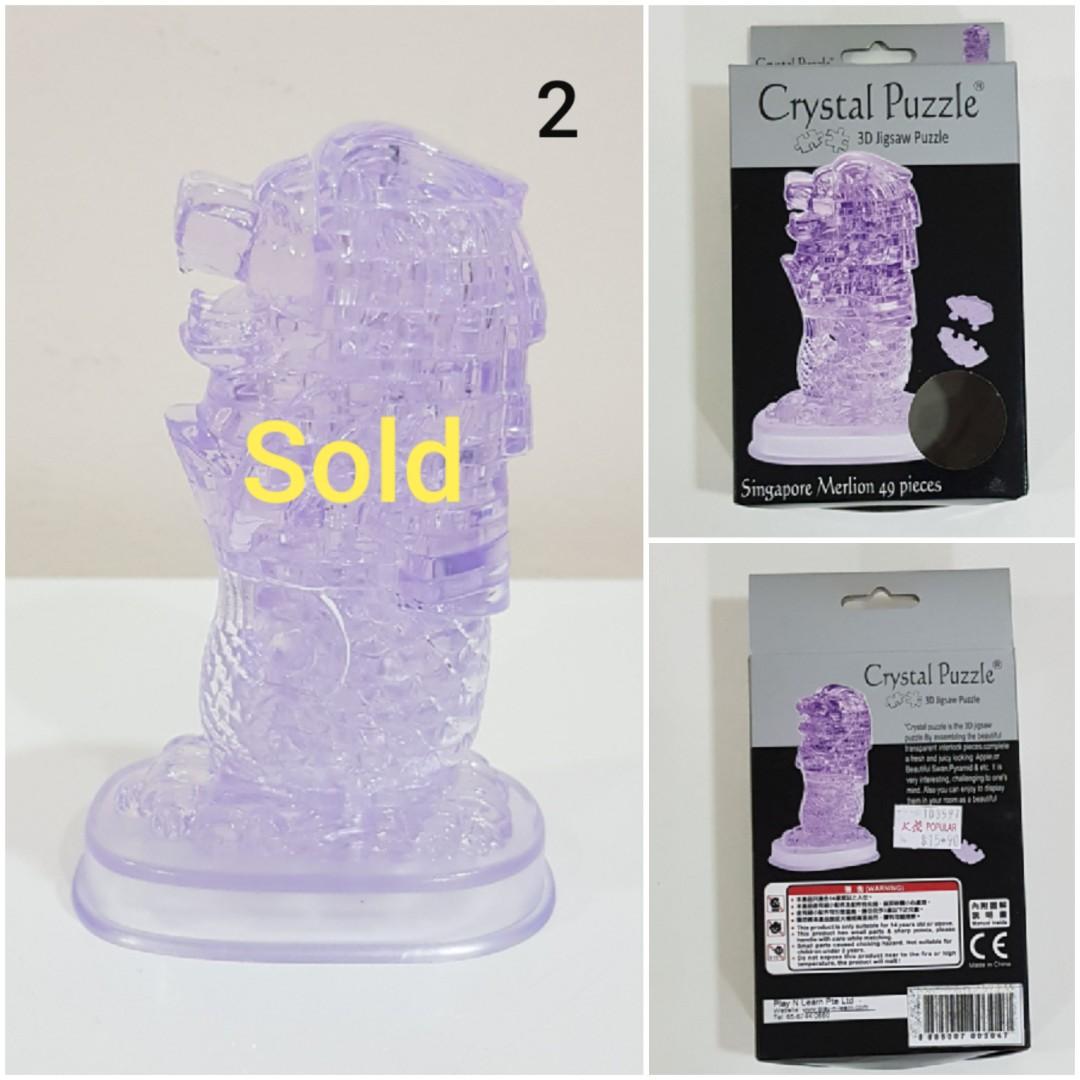 Part 1 Of 2 3D Crystal Jigsaw Puzzle Hobbies Toys Toys Games On part-1-of-2-3d-crystal-jigsaw-puzzle-hobbies-toys-toys-games-on