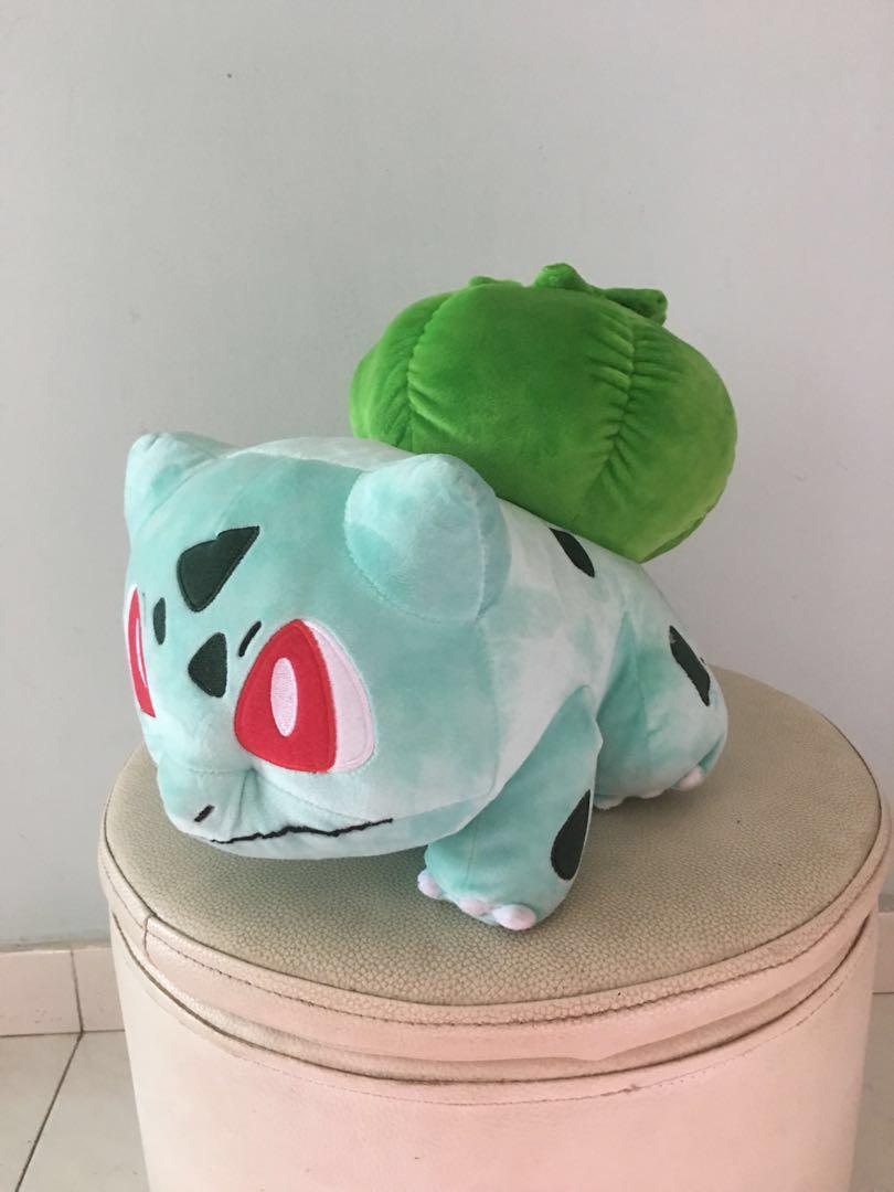 Pokémon Bulbasaur Plushie, Hobbies & Toys, Toys & Games on Carousell