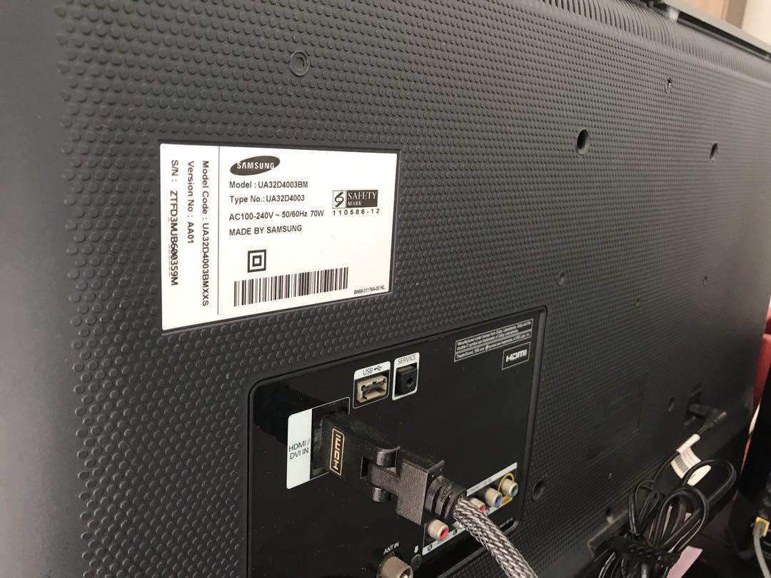 Samsung 32 Inch LED TV Series 4 (4003), TV & Home Appliances, TV ...