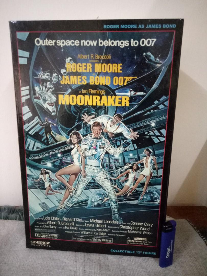 SIDESHOW ROGER MOORE JAMES BOND MOONRAKER, Hobbies & Toys, Collectibles ...