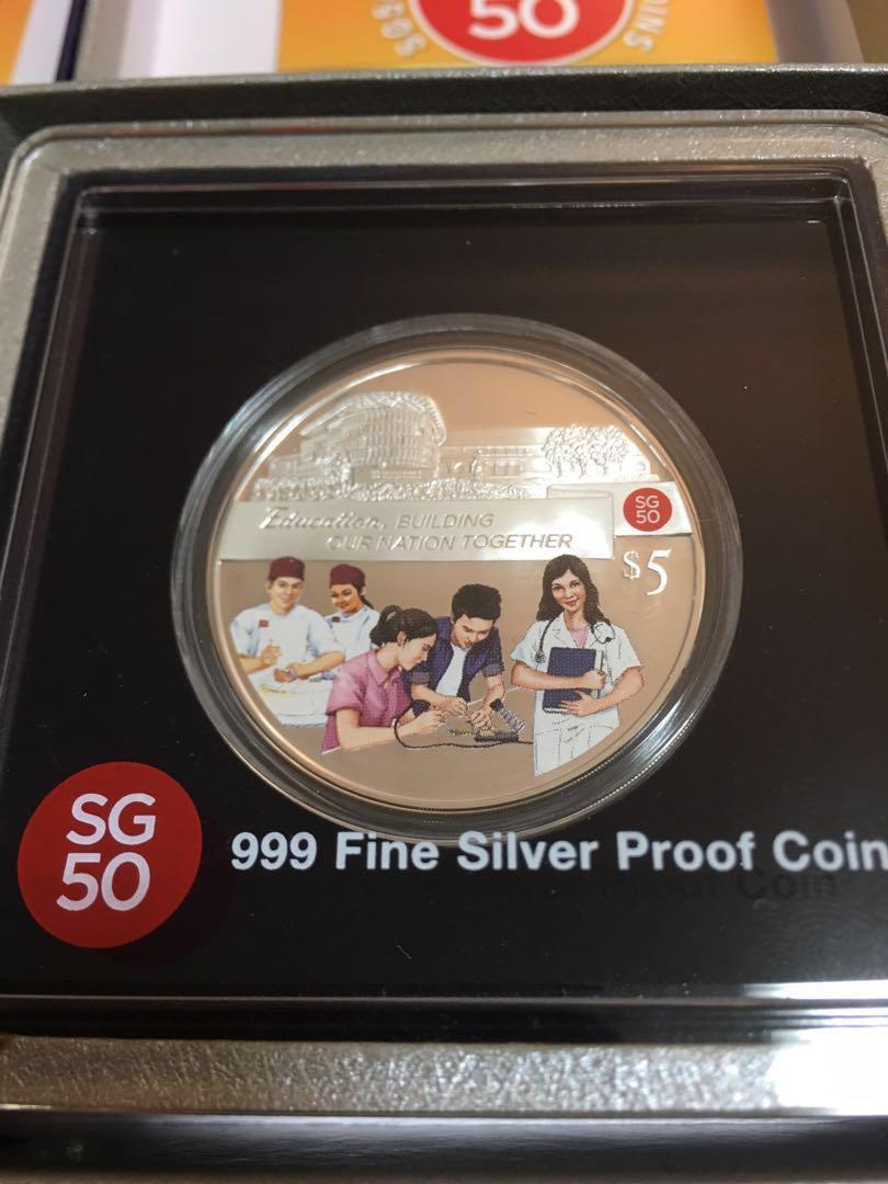 Singapore Mint SG50 Commemorative Coins, Hobbies & Toys, Memorabilia ...
