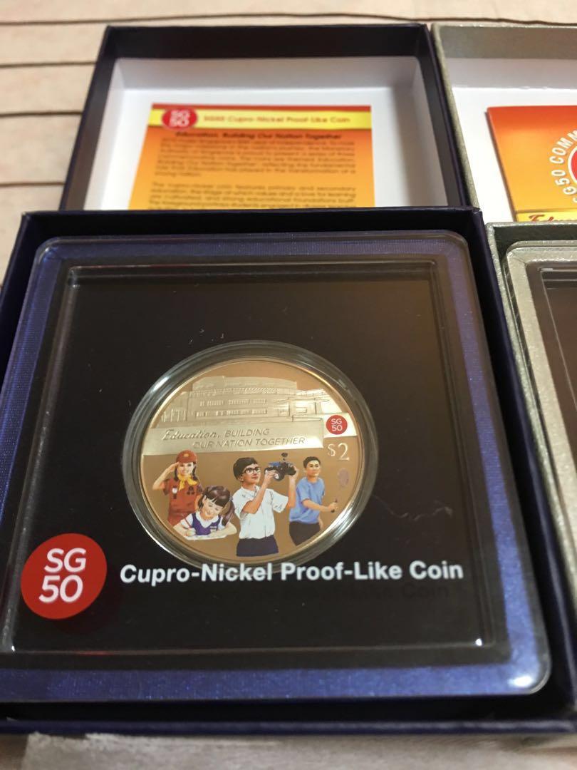 Singapore Mint SG50 Commemorative Coins, Hobbies & Toys, Memorabilia ...