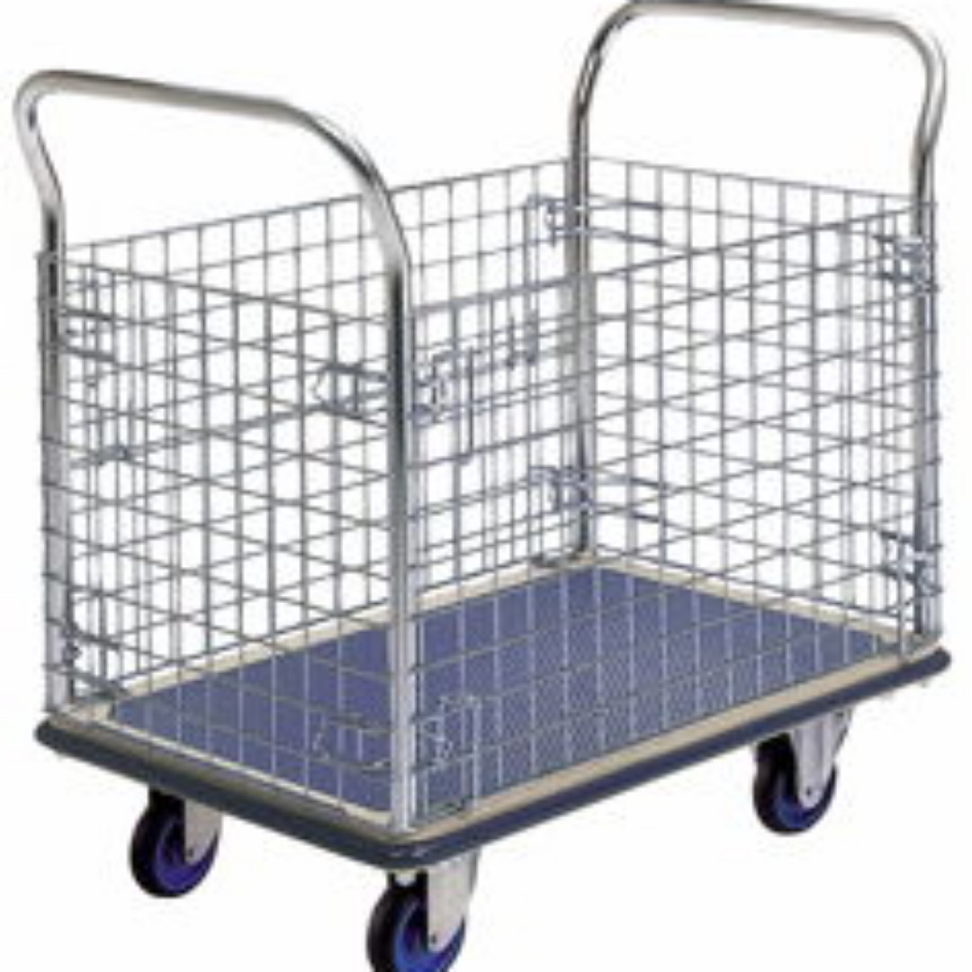 Trolley Hand Truck 2Handle Netting 300Kgs Metal MM307, Furniture & Home ...