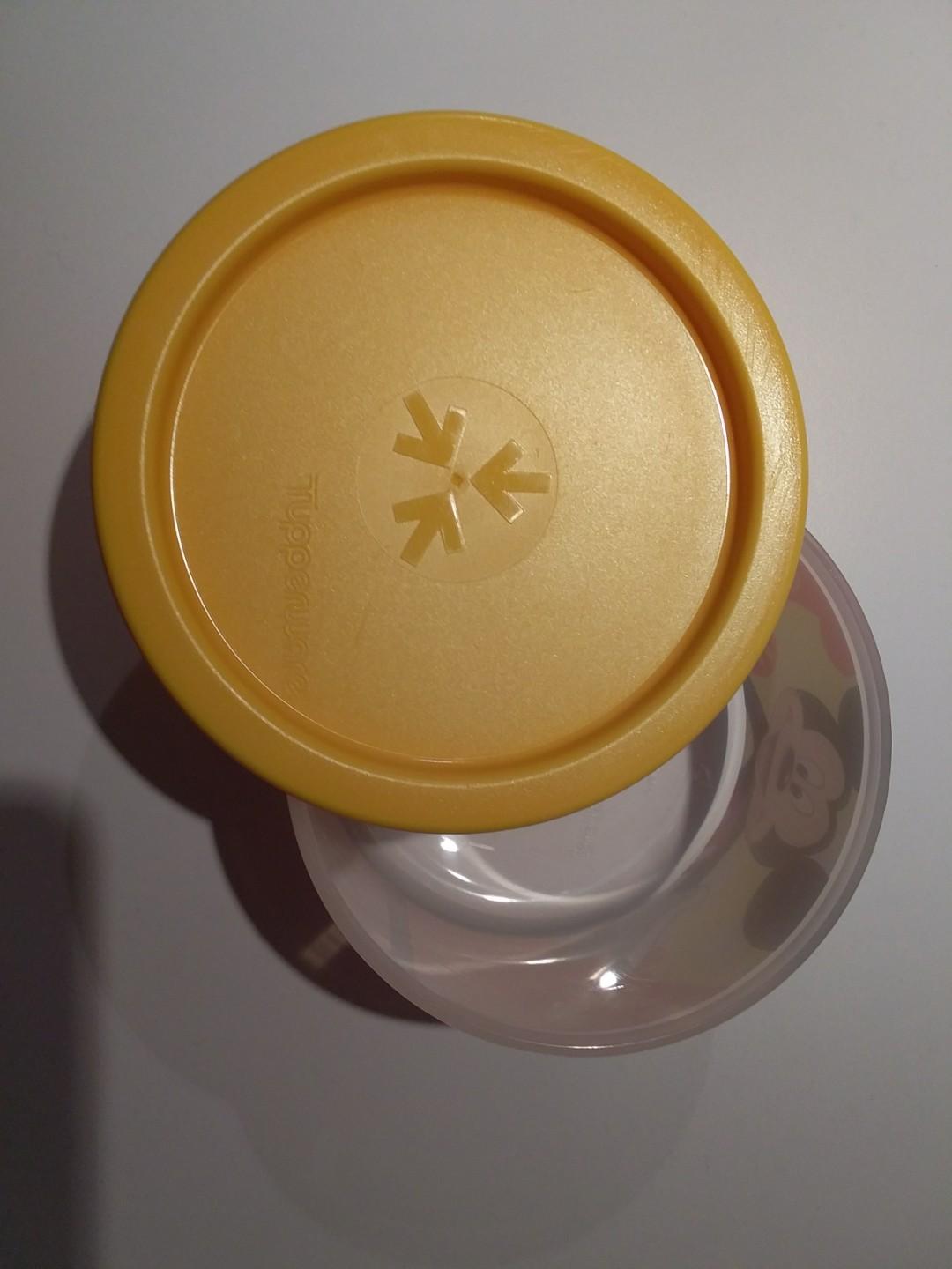 Tupperware Mickey Mouse container, Furniture & Home Living, Kitchenware ...