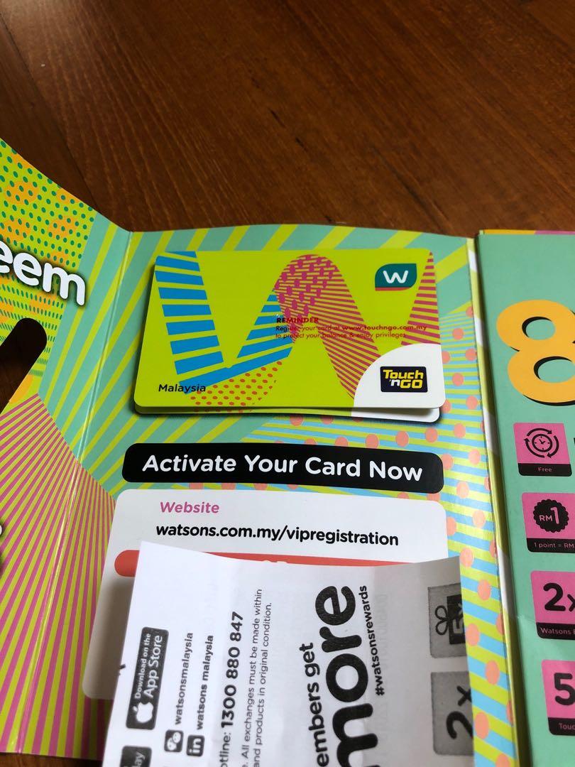 Watson’s Malaysia membership/touch and go toll card, Everything Else on ...