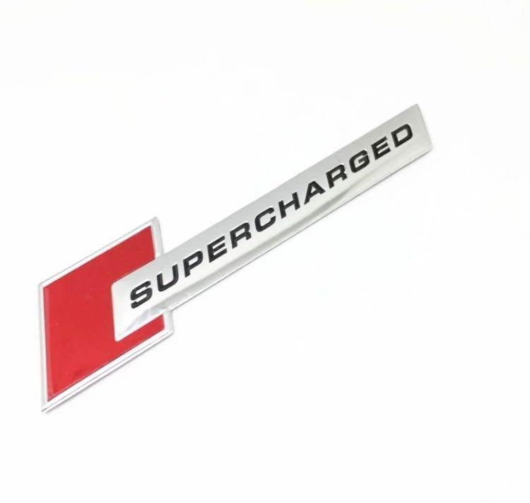3D Aluminum SUPERCHARGED Emblem , Car Accessories, Accessories on Carousell