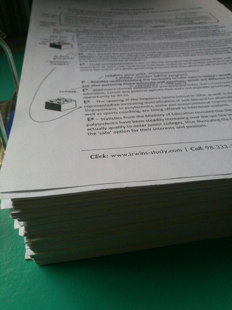 [A Level] GP Tuition Notes Irwin's study, Hobbies & Toys, Books ...