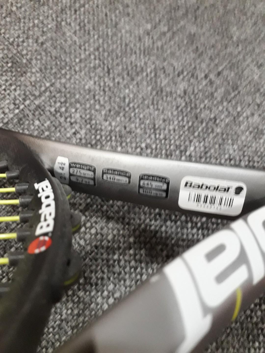 Babolat Aero Strike tennis racket, Sports Equipment, Sports & Games ...