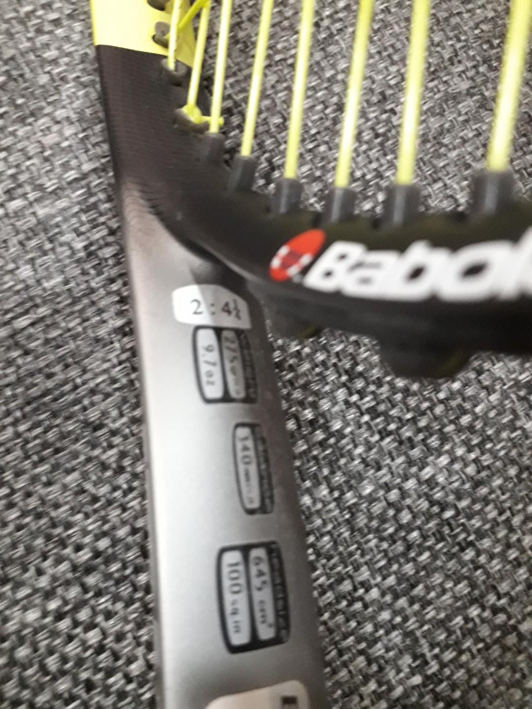 Babolat Aero Strike tennis racket, Sports Equipment, Sports & Games ...