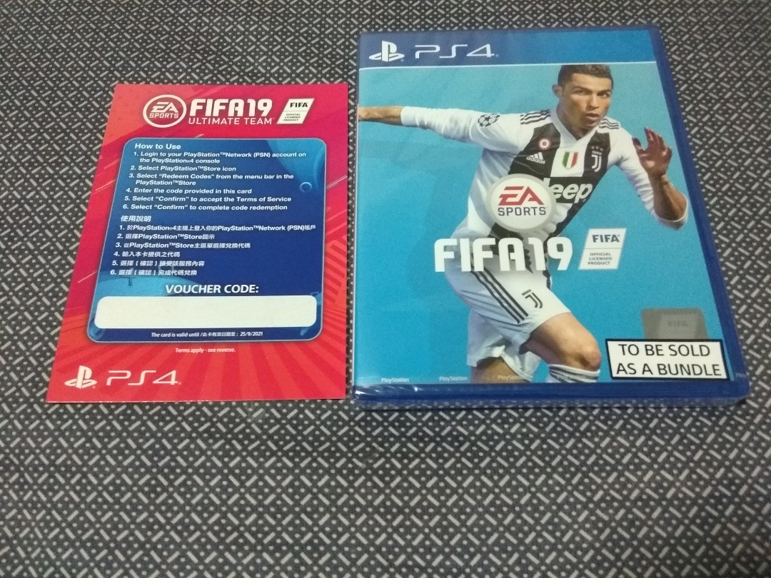 BNIB FIFA 19 With free unused ultimate team code, Video Gaming, Gaming ...