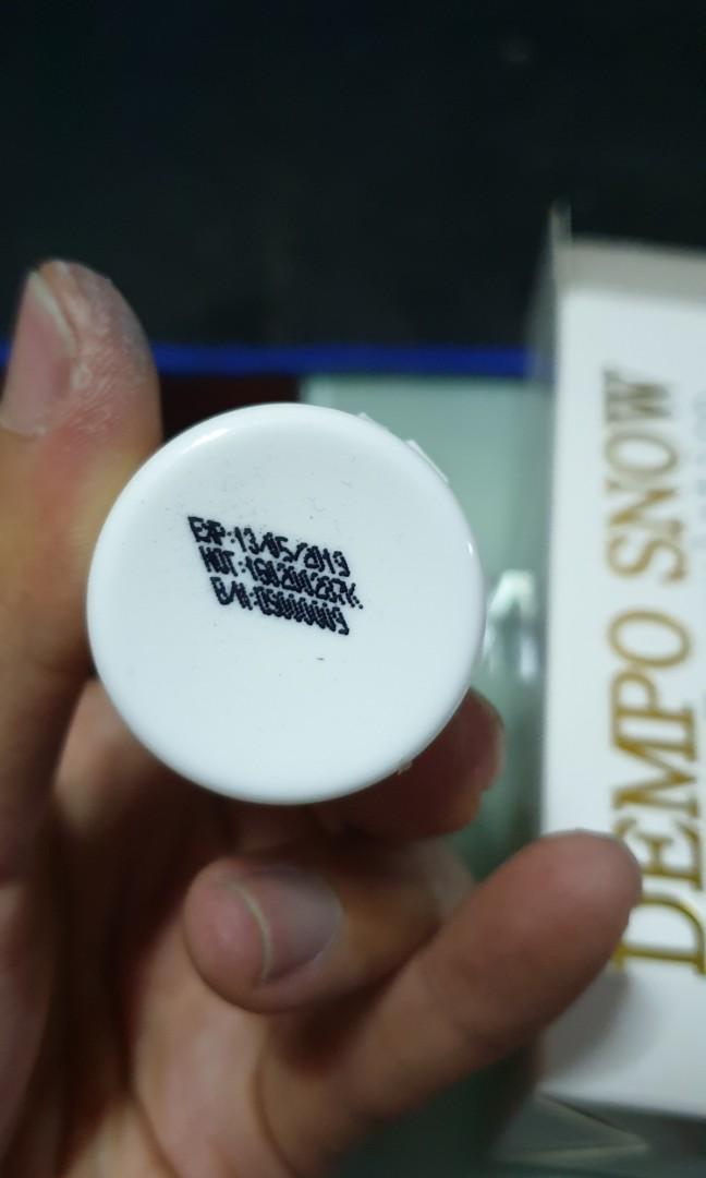 DEMPO SNOW (Paris Formulation) expiry: 13/05/19, Beauty & Personal Care ...