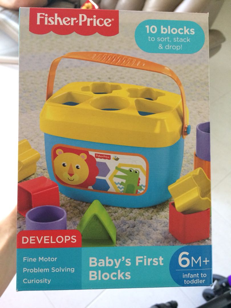 Fisher Price Baby First Blocks (10 blocks), Babies & Kids, Infant ...