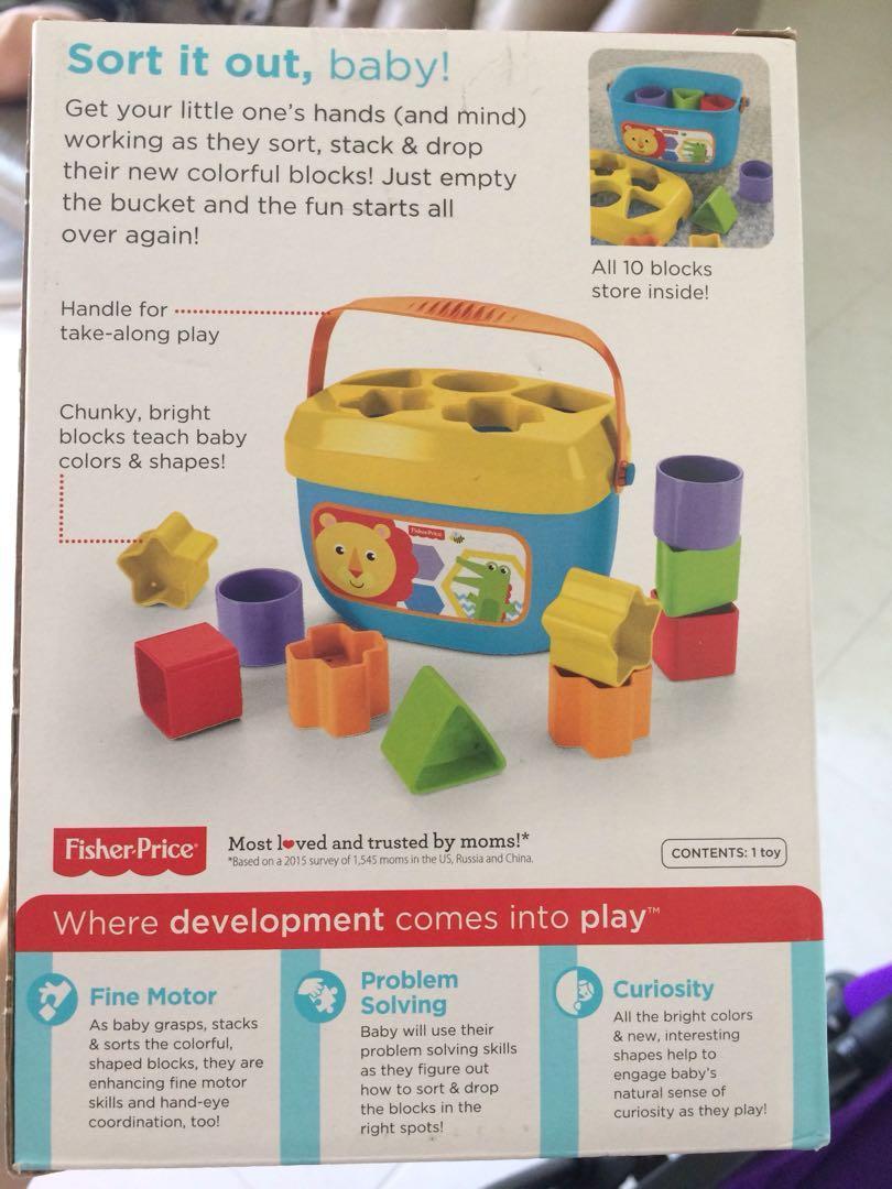 Fisher Price Baby First Blocks (10 blocks), Babies & Kids, Infant ...