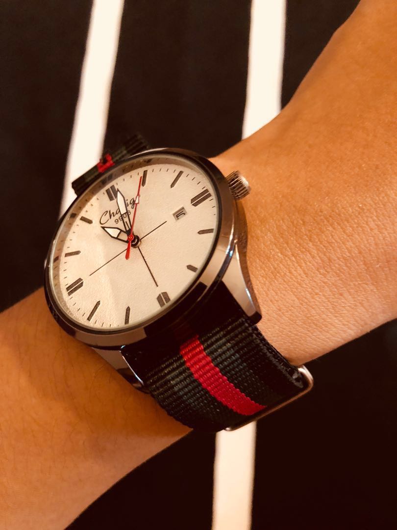 Gucci inspired strap wristwatch, Luxury, Watches on Carousell