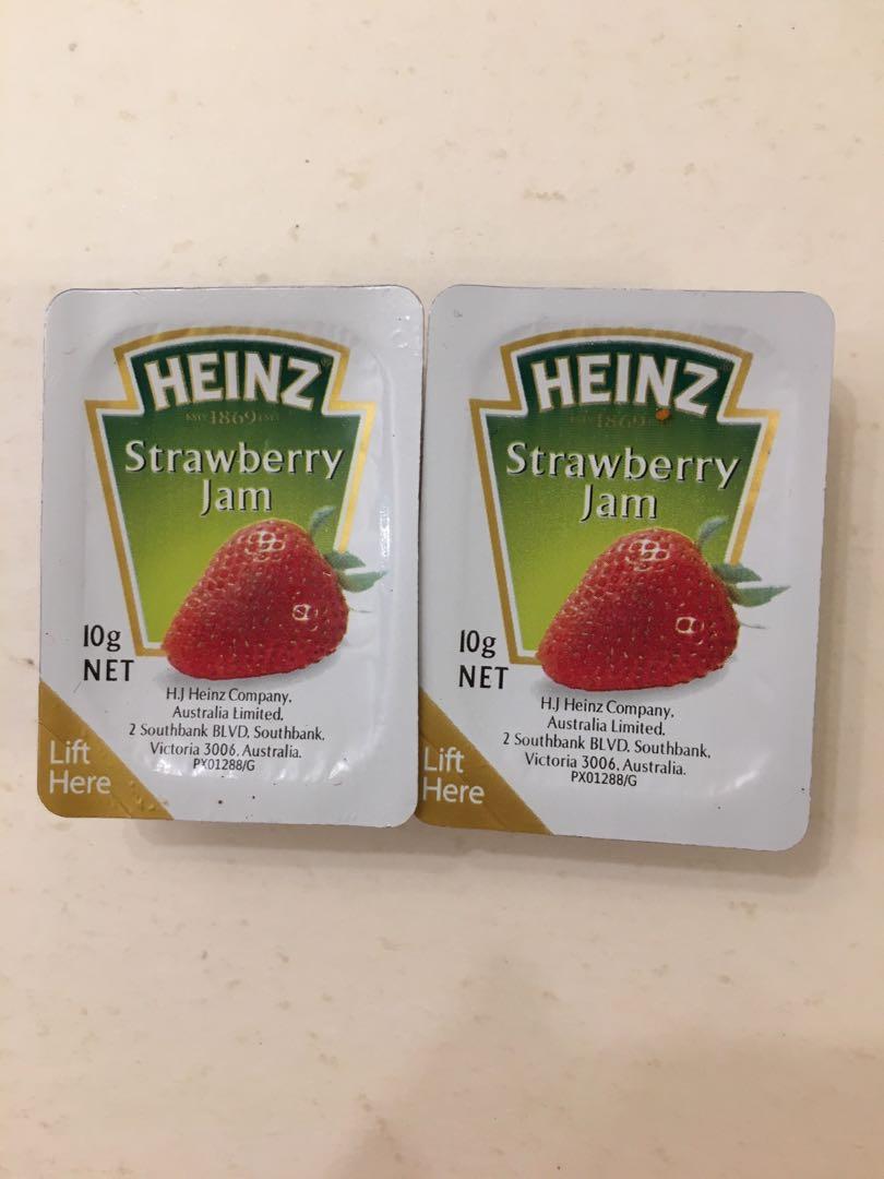 Heinz jam 10g two packs, 嘢食 & 嘢飲, 冰凍食物 - Carousell
