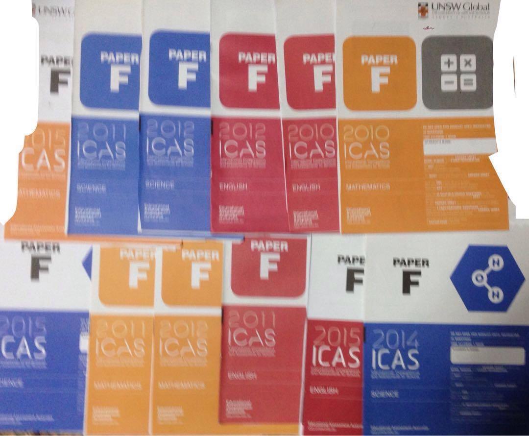 ICAS UNSW PAPER F for Sec 1, Hobbies & Toys, Books & Magazines ...