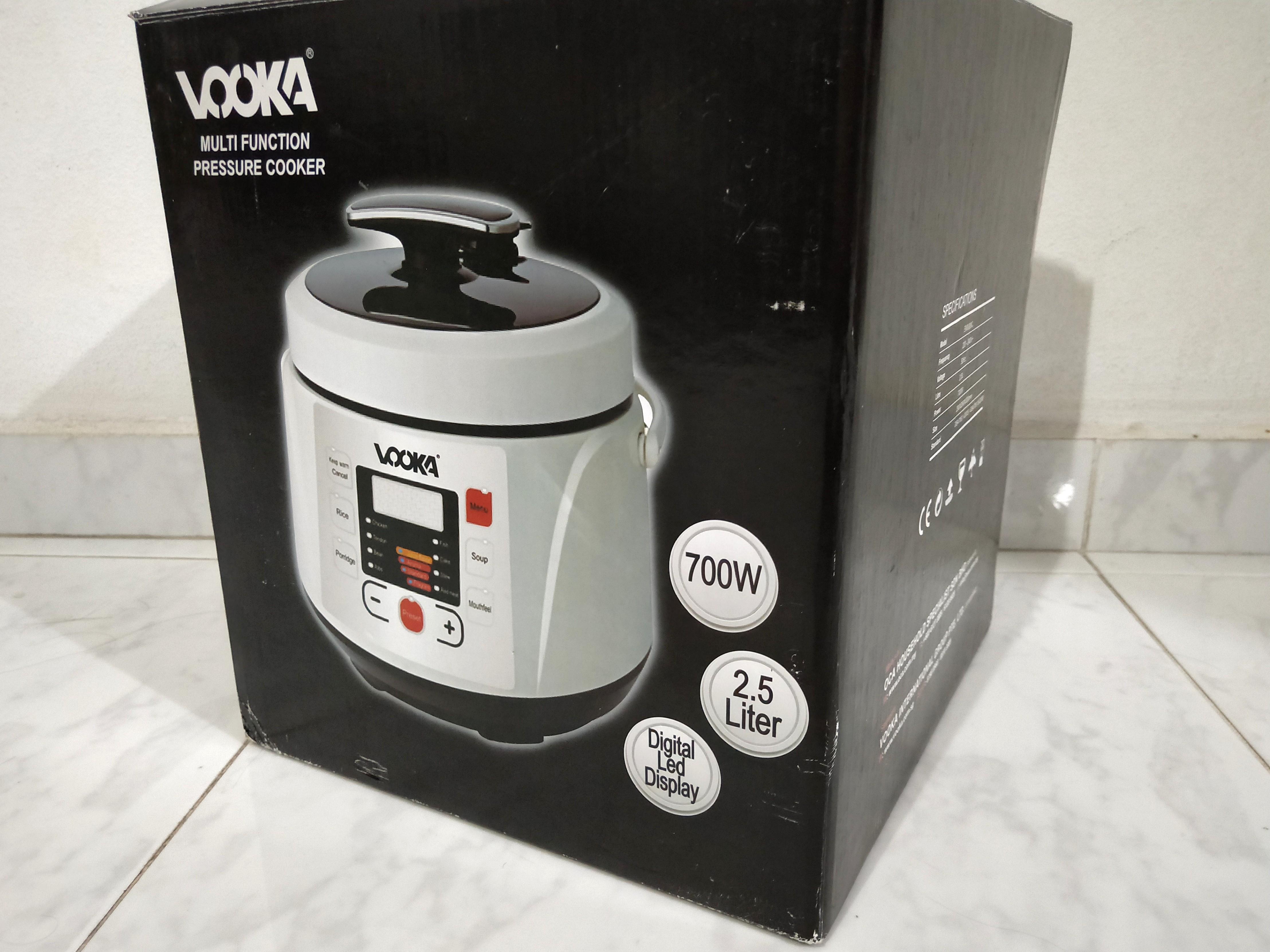 Vooka Multi Function Pressure Cooker, TV & Home Appliances, Kitchen ...