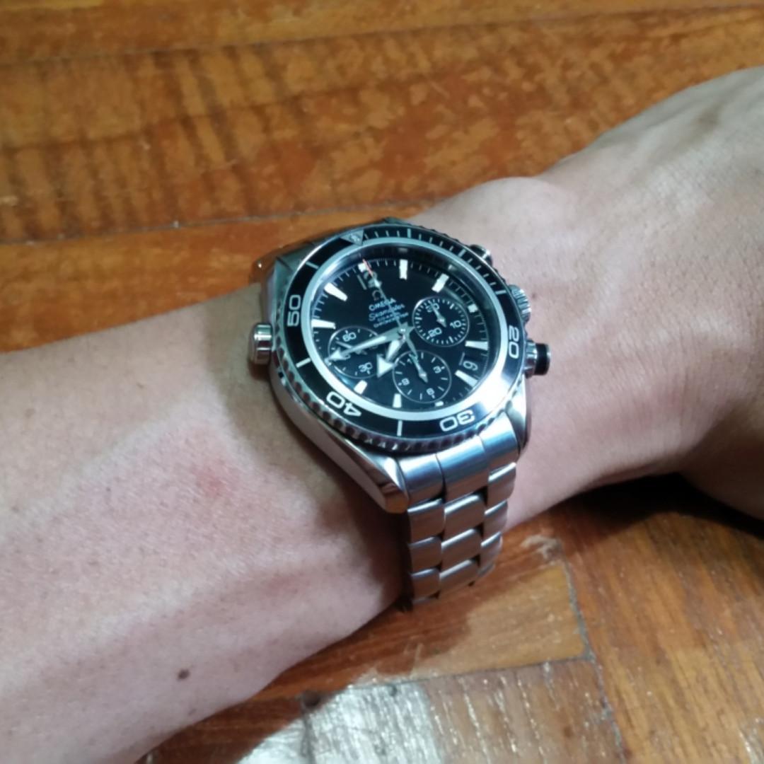 OMEGA SEAMASTER PLANET OCEAN 600M CHRONOGRAPH 37.5 MM, Luxury, Watches ...