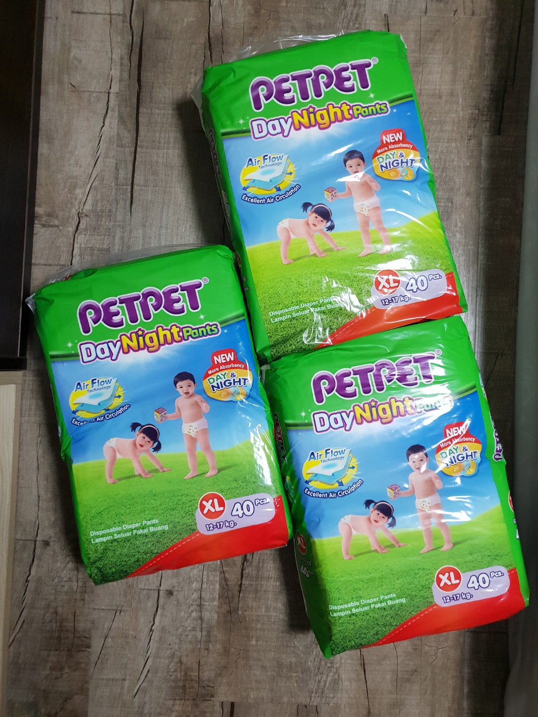 PETPET Day Night Diaper Pants [XL], Babies & Kids, Bathing & Changing ...