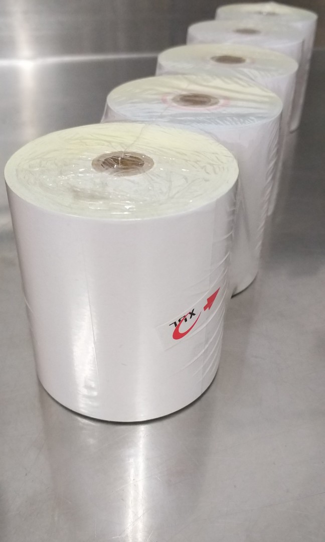 Receipt paper roll 2 Ply NCR (white/yellow), Hobbies & Toys, Stationery ...