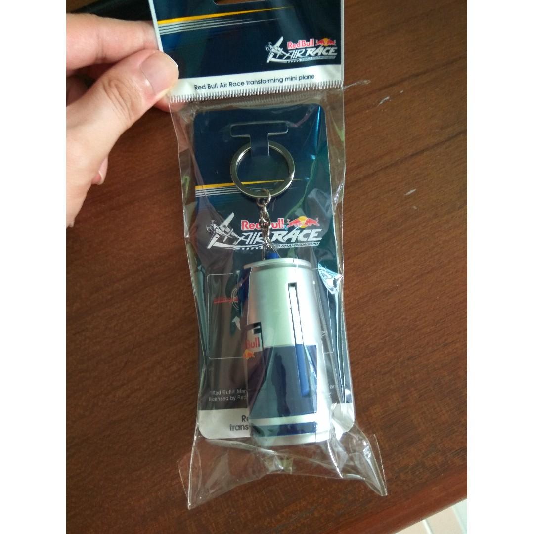 Red Bull transforming mini plane keychain, Hobbies & Toys, Toys & Games ...