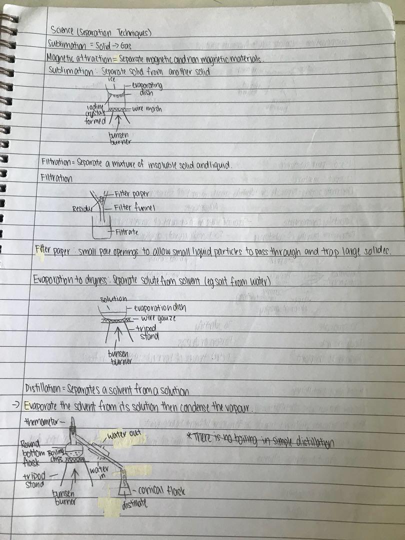Secondary school sec 2 science notes, Hobbies & Toys, Books & Magazines ...