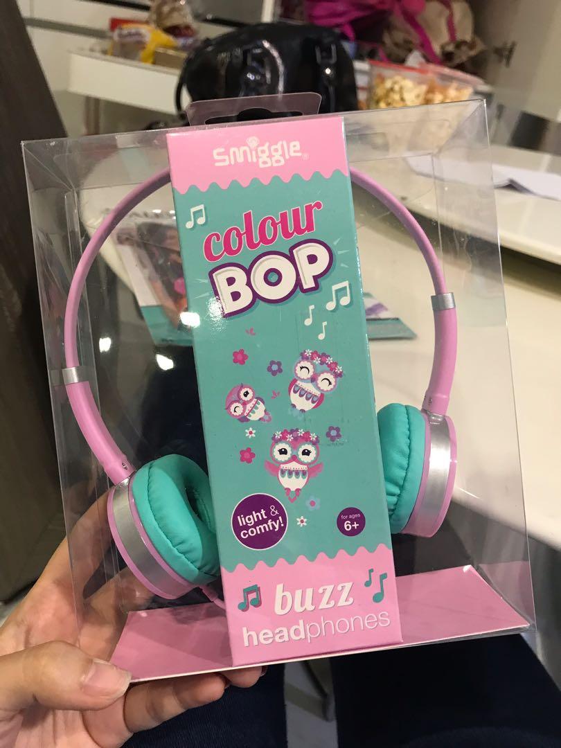 Smiggle colour bop buzz headphones, Audio, Earphones on Carousell
