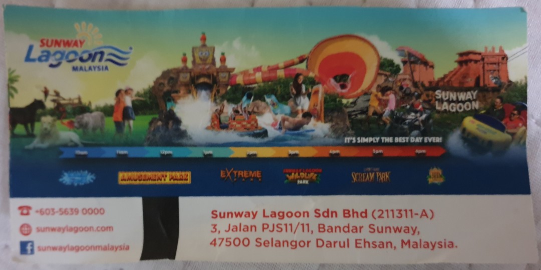Sunway Lagoon Ticket, Tickets & Vouchers, Local Attractions and ...