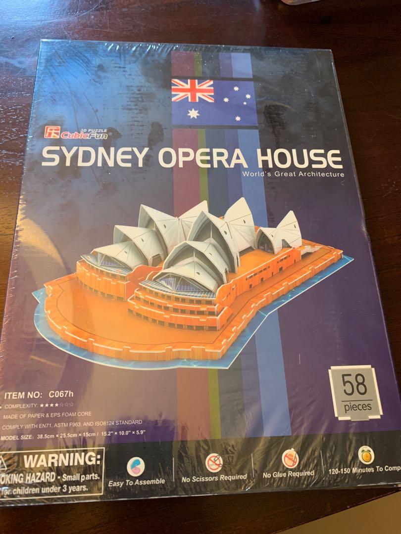 Sydney Opera House 3D Puzzle, Hobbies & Toys, Toys & Games on Carousell